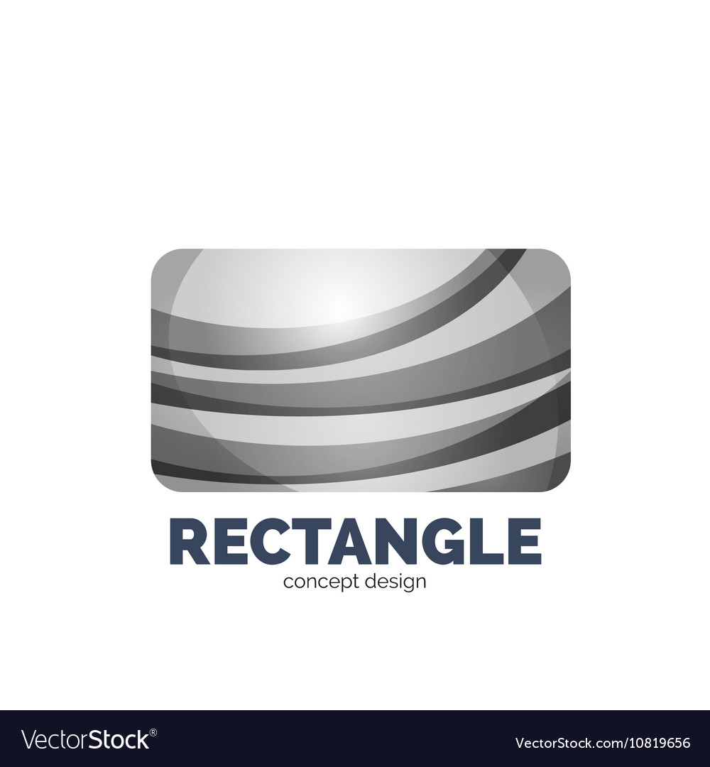 Rectangle logo Royalty Free Vector Image - VectorStock