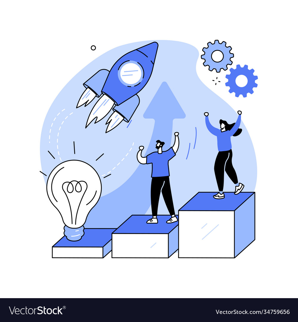 Startup Growth Concept Royalty Free Vector Image
