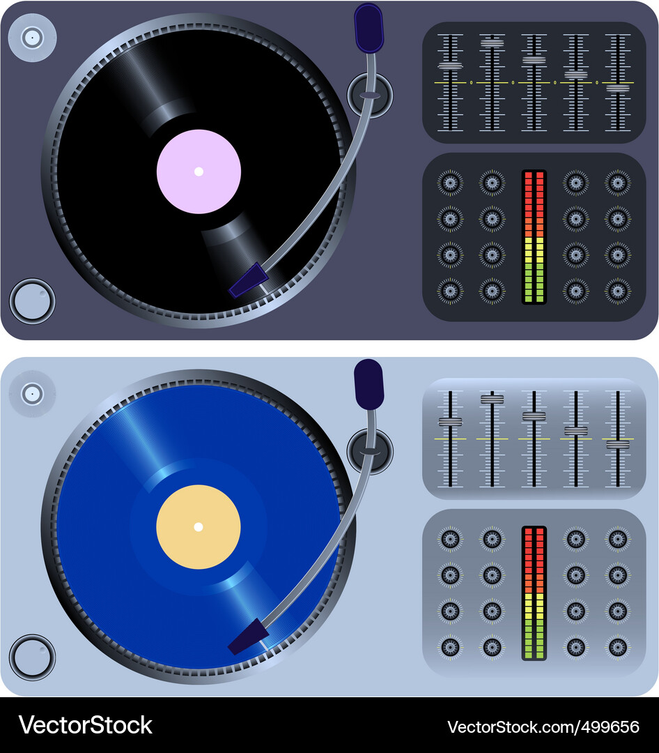 Turntable Royalty Free Vector Image - VectorStock