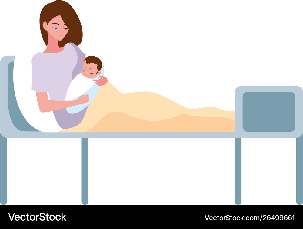 Mother and bapregnancy maternity Royalty Free Vector Image