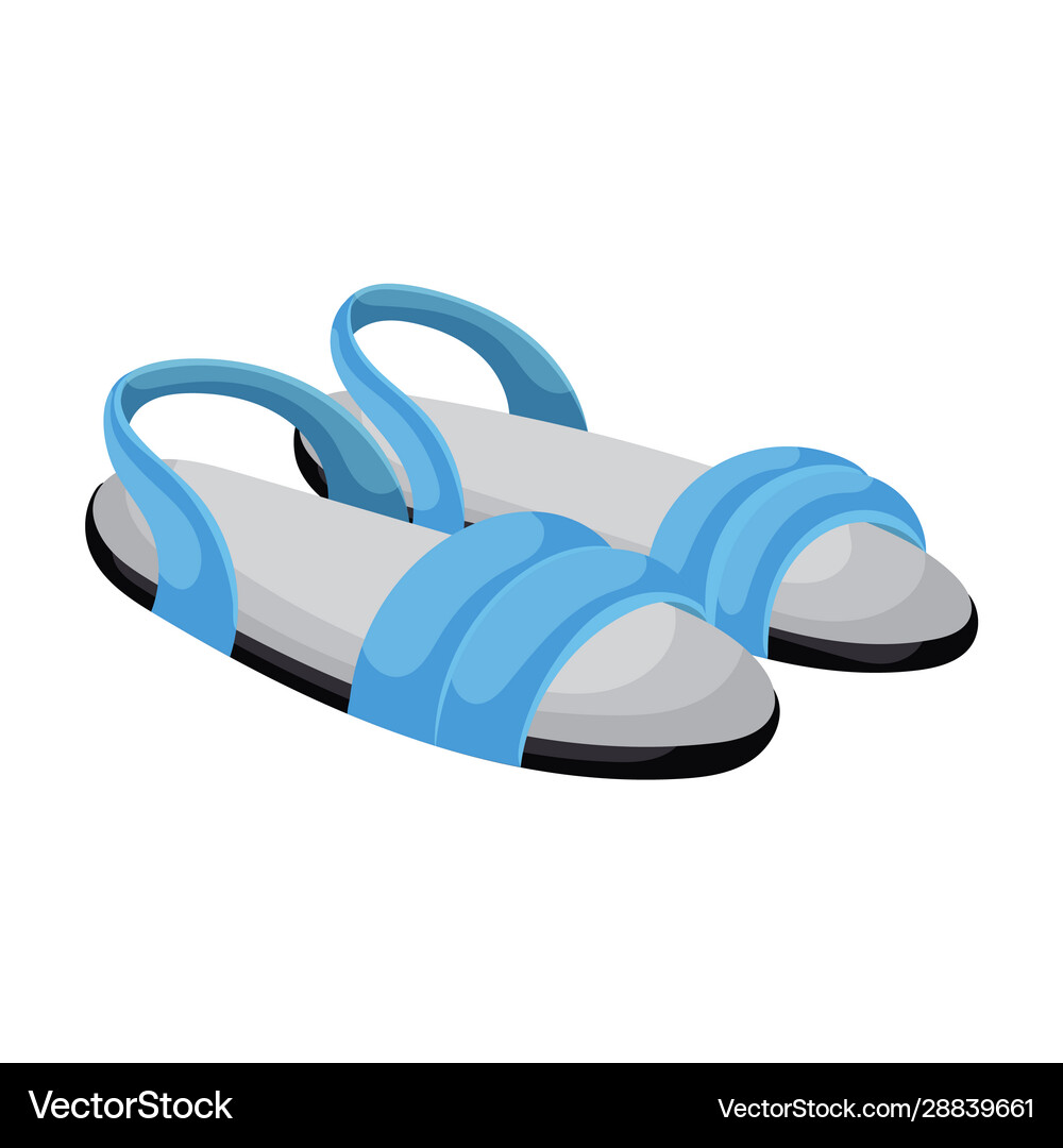 Sandal iconcartoon icon isolated Royalty Free Vector Image