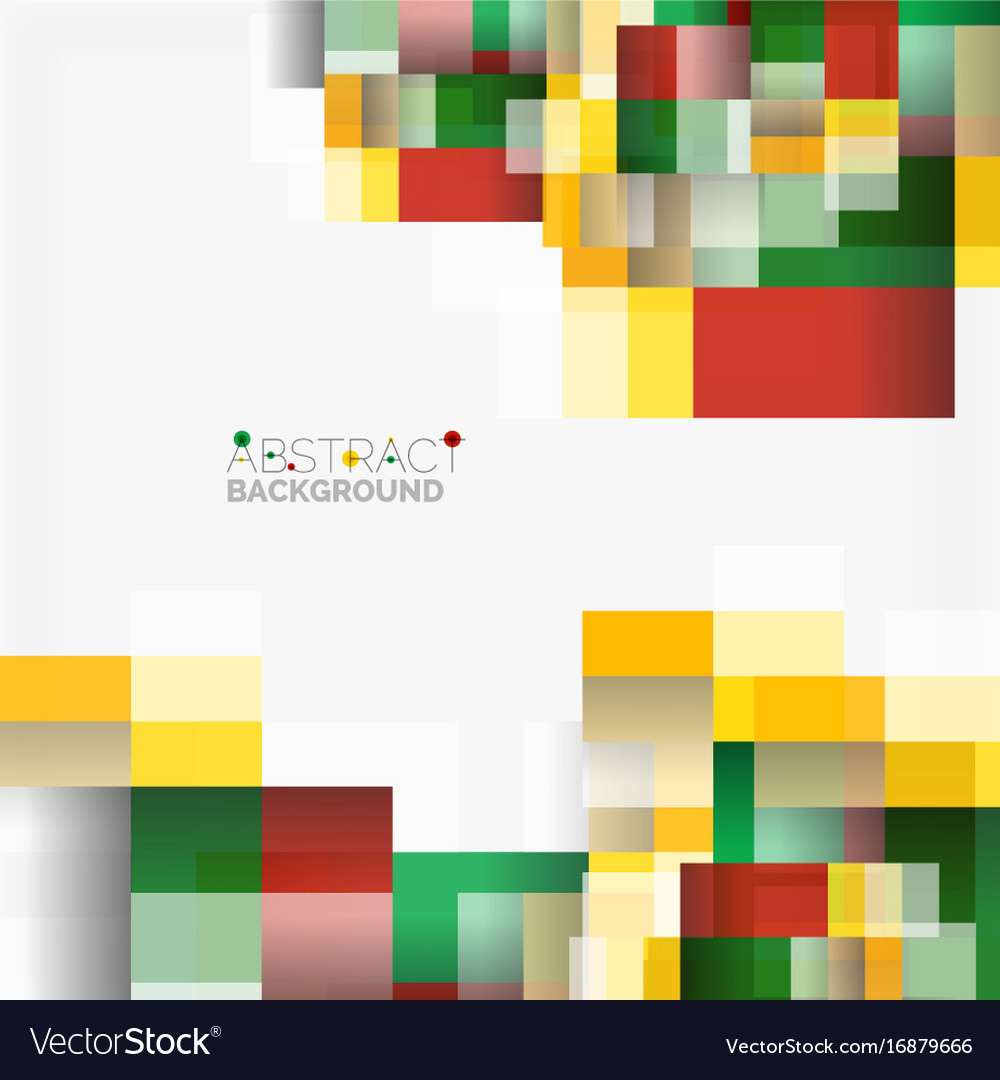 Abstract Blocks Template Design Background Simple Vector Image