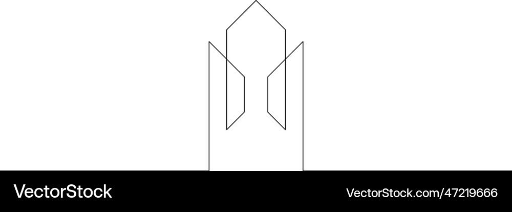 House logo modern architecture building symbol Vector Image