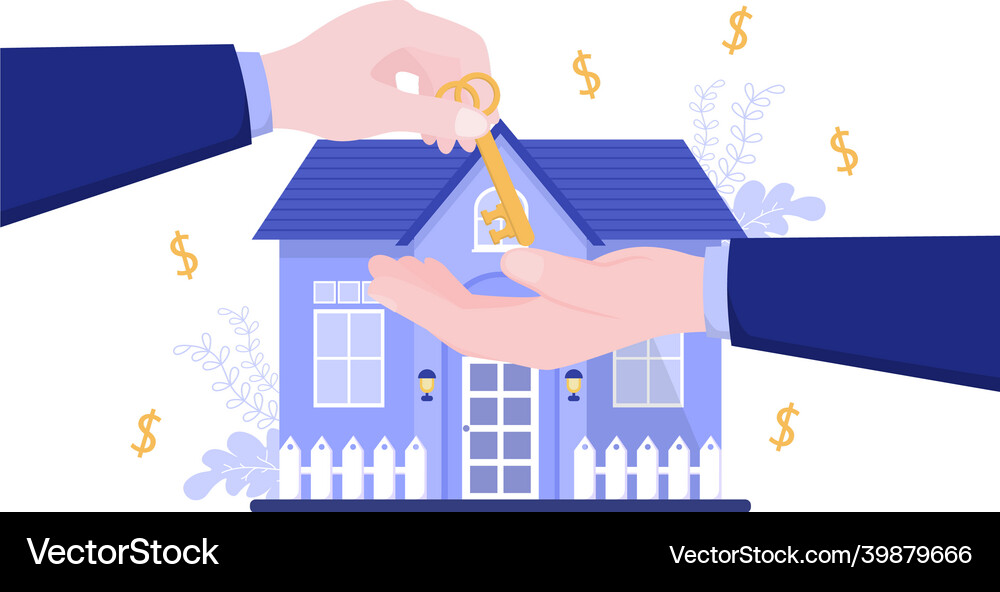 Mortgage loan debt instruments that are secured Vector Image