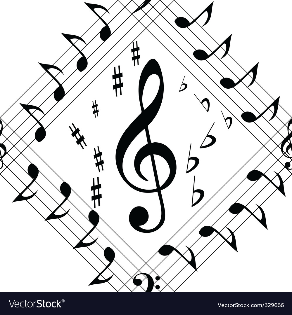 Musical pattern Royalty Free Vector Image - VectorStock