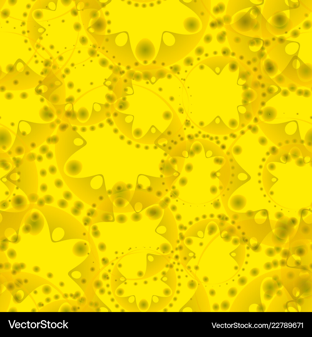 Abstract seamless gentle pattern of yellow Vector Image