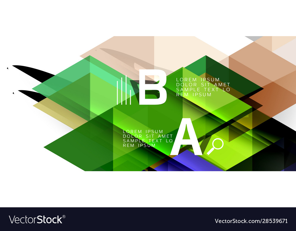 Abstract triangle pattern colorful backdrop Vector Image