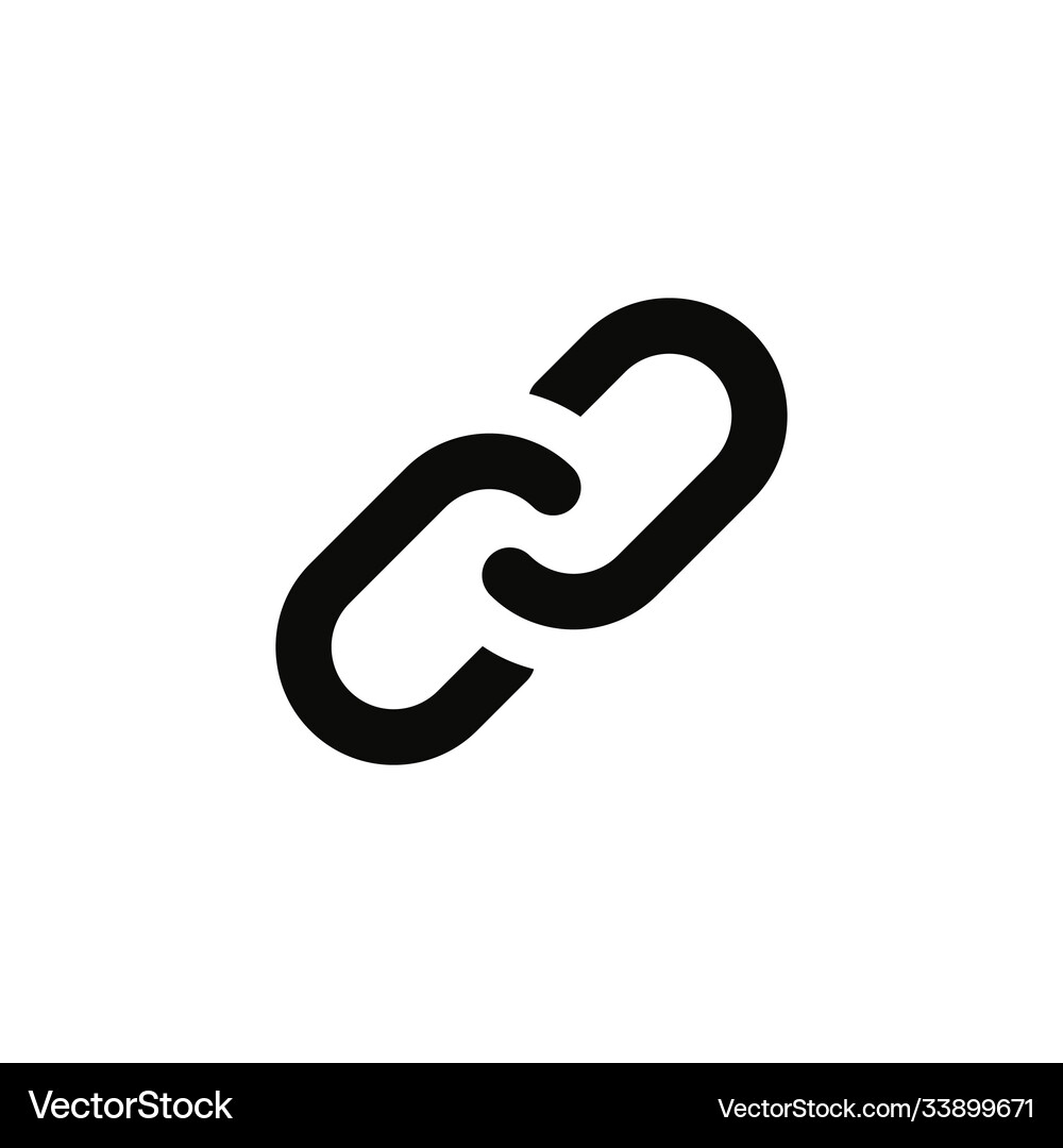 Link icon Royalty Free Vector Image - VectorStock