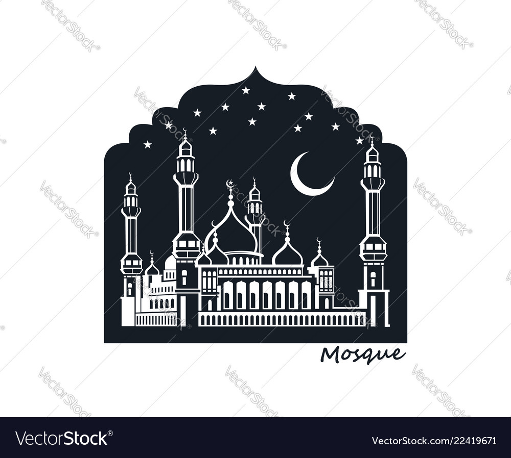 Mosque Royalty Free Vector Image - VectorStock