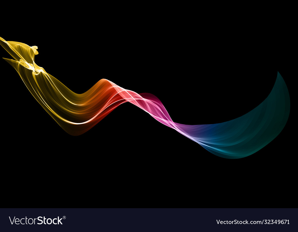 Rainbow flow background Royalty Free Vector Image