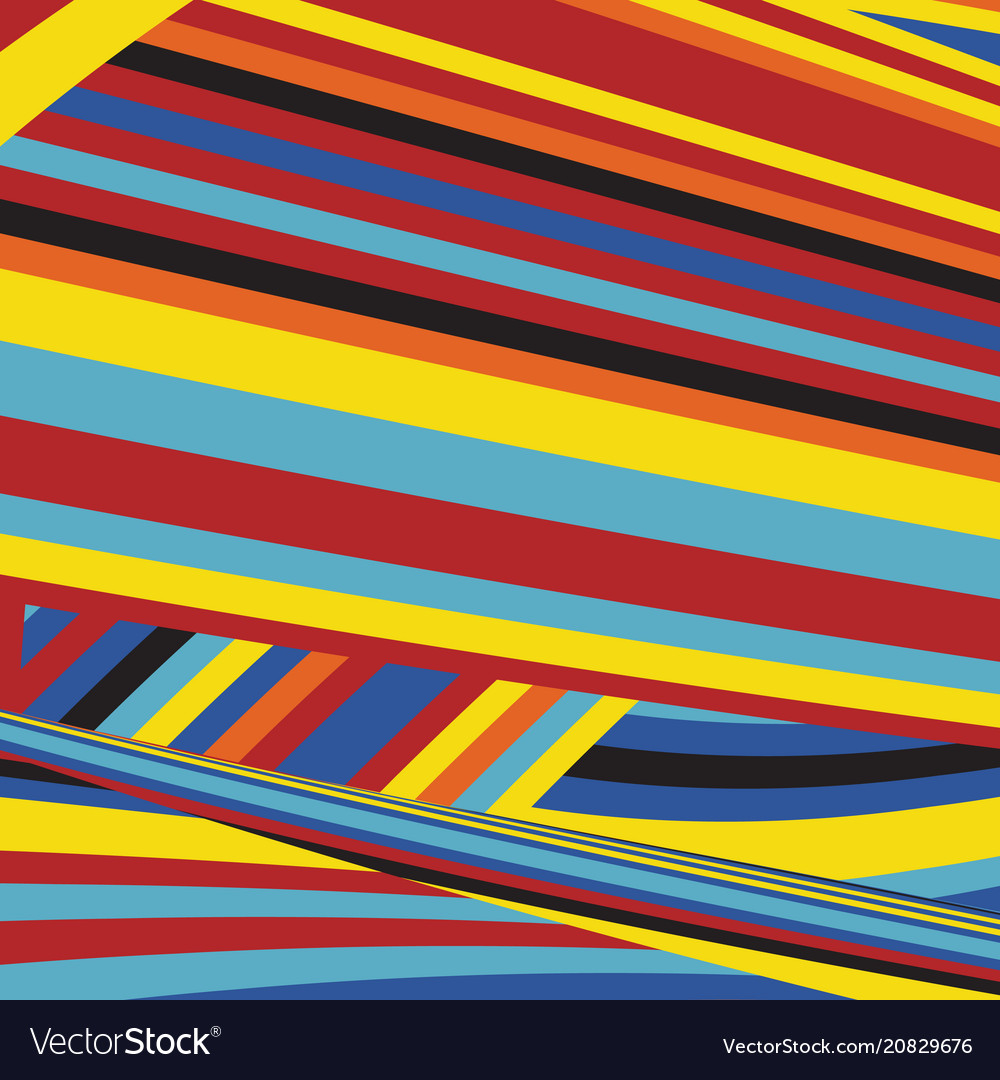 Zebra pop abstract stripe pattern Royalty Free Vector Image