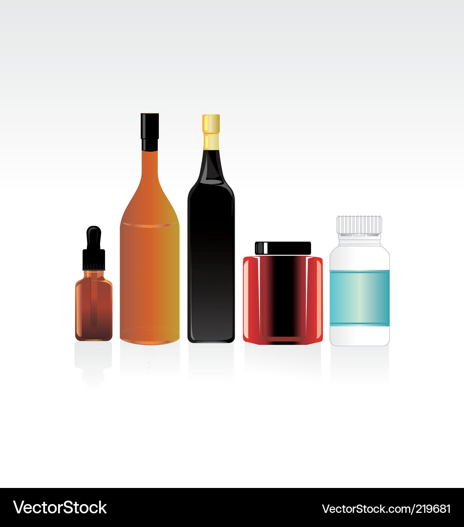 Bottles Royalty Free Vector Image - VectorStock