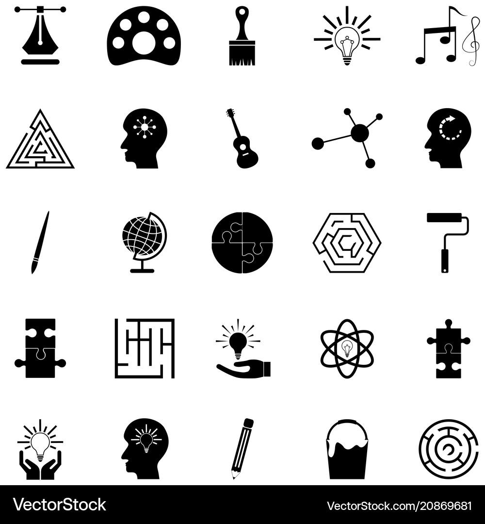 Icon Set - Concepts & Ideas Royalty Free Vector Image