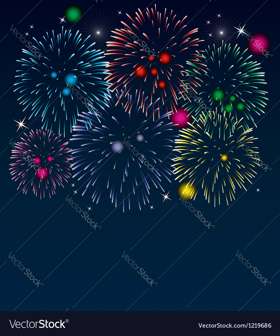 Fireworks Royalty Free Vector Image - VectorStock