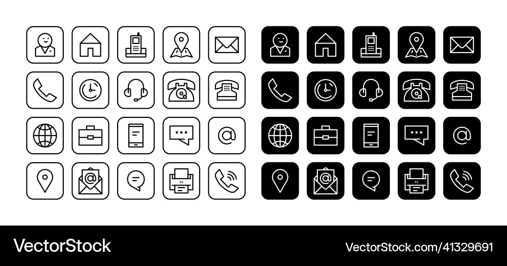 Business card contact icon Royalty Free Vector Image