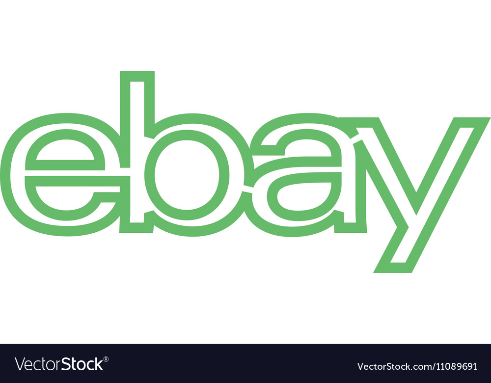 Ebay Royalty Free Vector Image - VectorStock