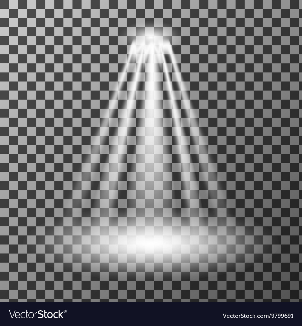 Spotlight light effect Royalty Free Vector Image