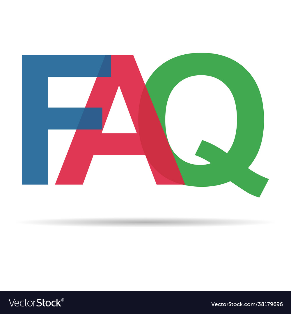 Faq frequently asked questions icon information Vector Image Faq frequently asked questions icon information Vector Image