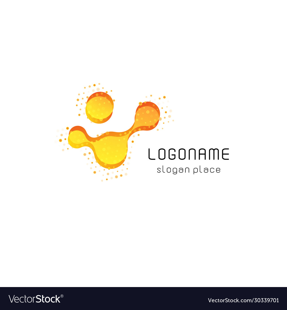 Abstract Molecules Design Royalty Free Vector Image