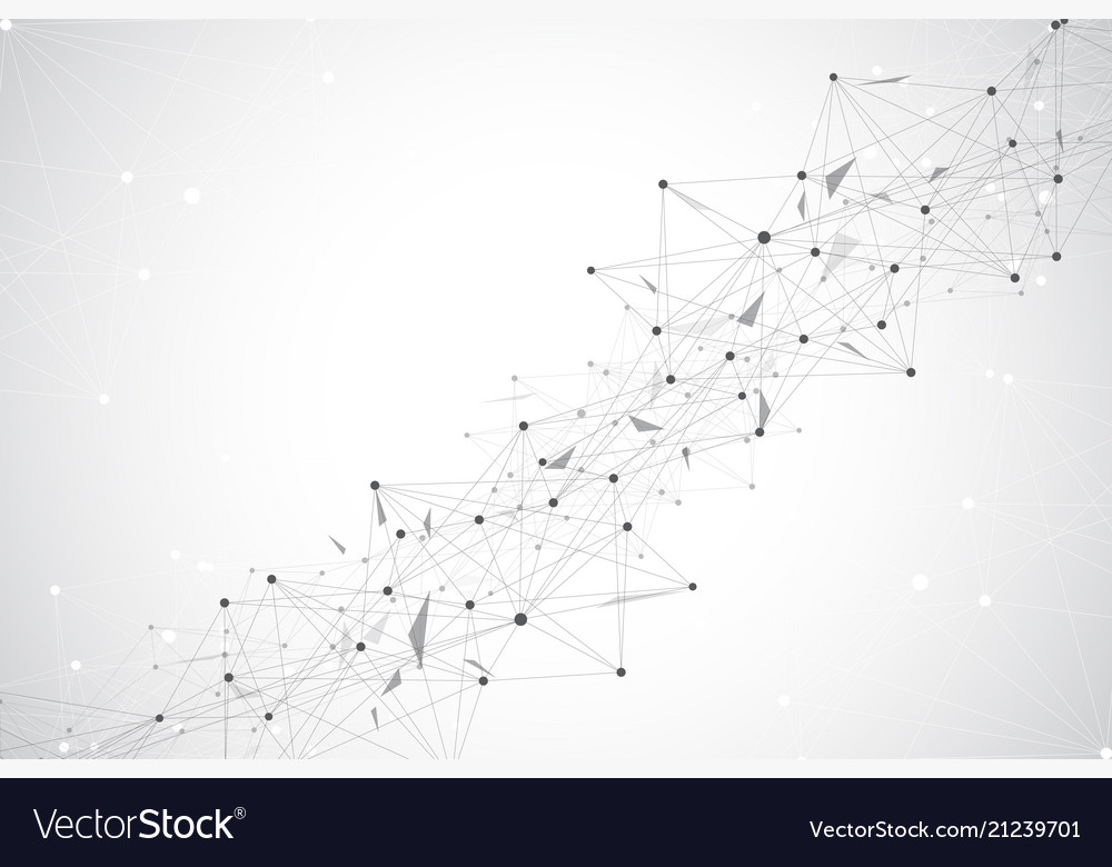 Big data visualization graphic abstract Royalty Free Vector