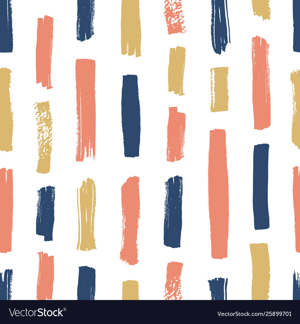 Creative seamless pattern with pink blue Vector Image