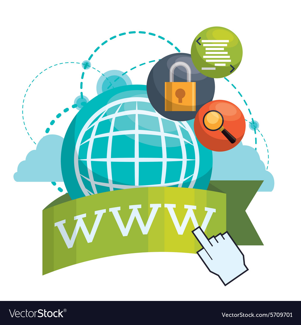 Internet design Royalty Free Vector Image - VectorStock