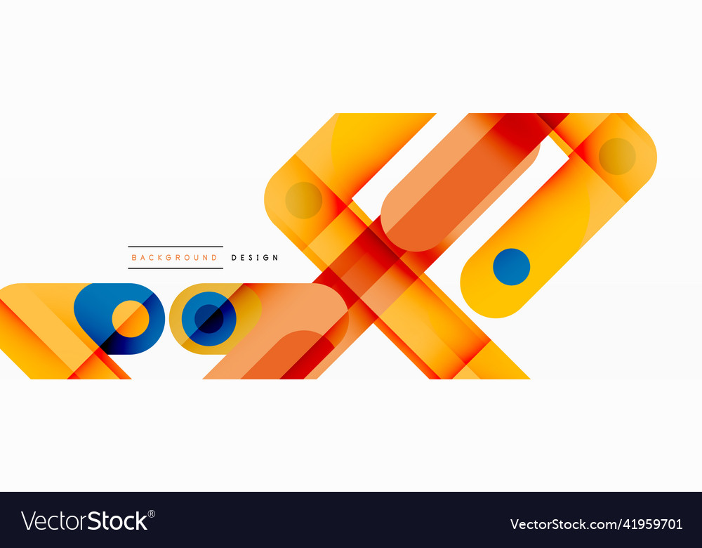 Lines geometric creative abstract background Vector Image