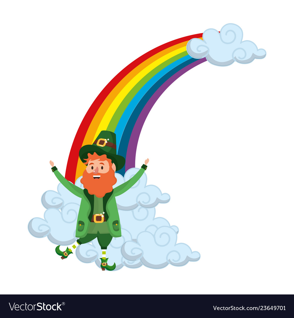 St patricks day cartoon Royalty Free Vector Image