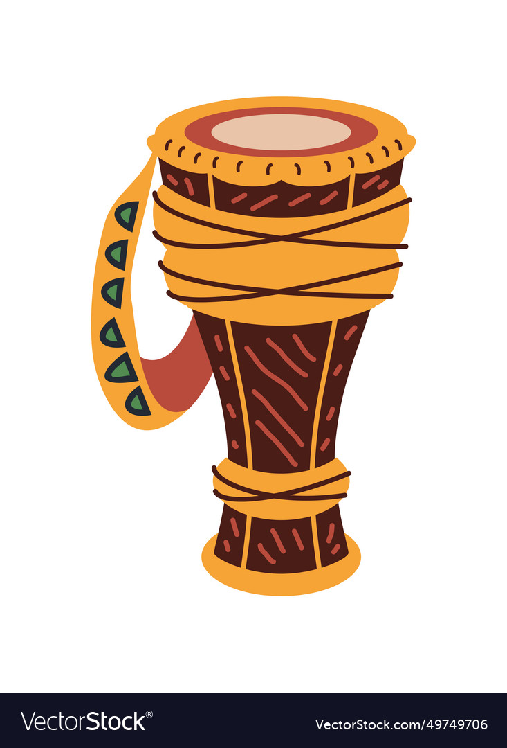 Bata Drum Traditional Royalty Free Vector Image
