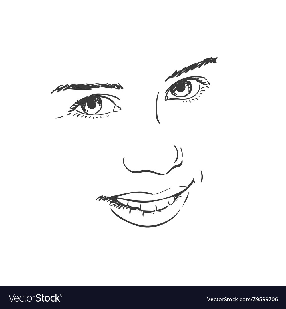 Face Royalty Free Vector Image - VectorStock