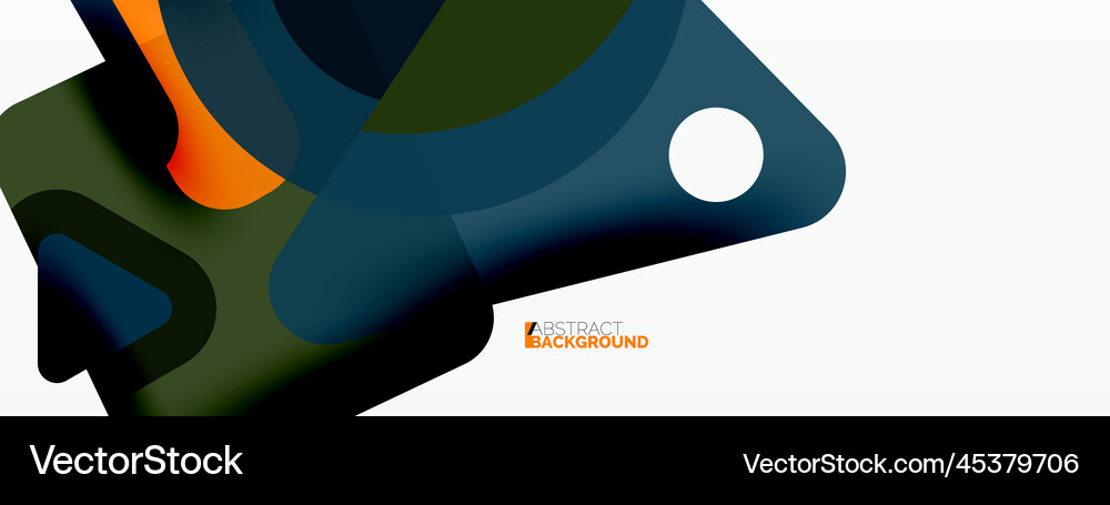Line triangle square and circle primitive Vector Image