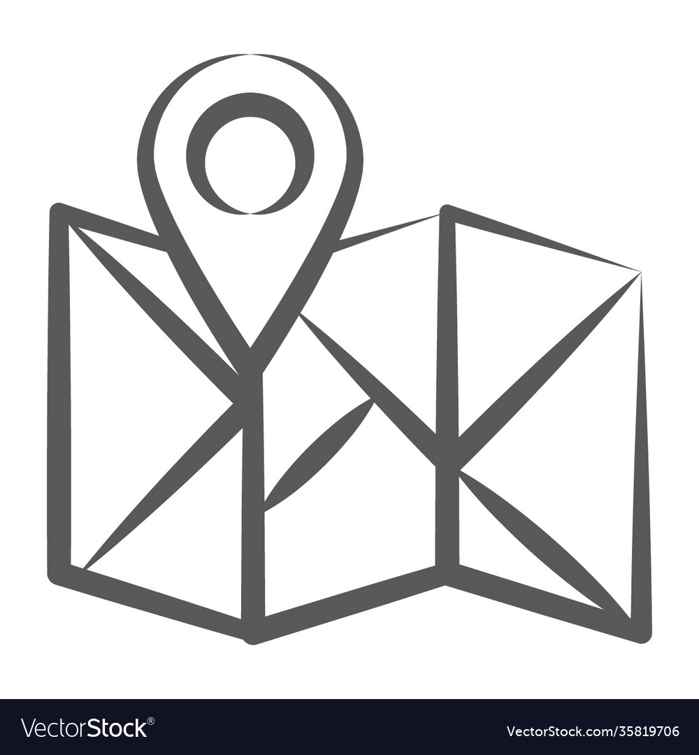 Map location Royalty Free Vector Image - VectorStock