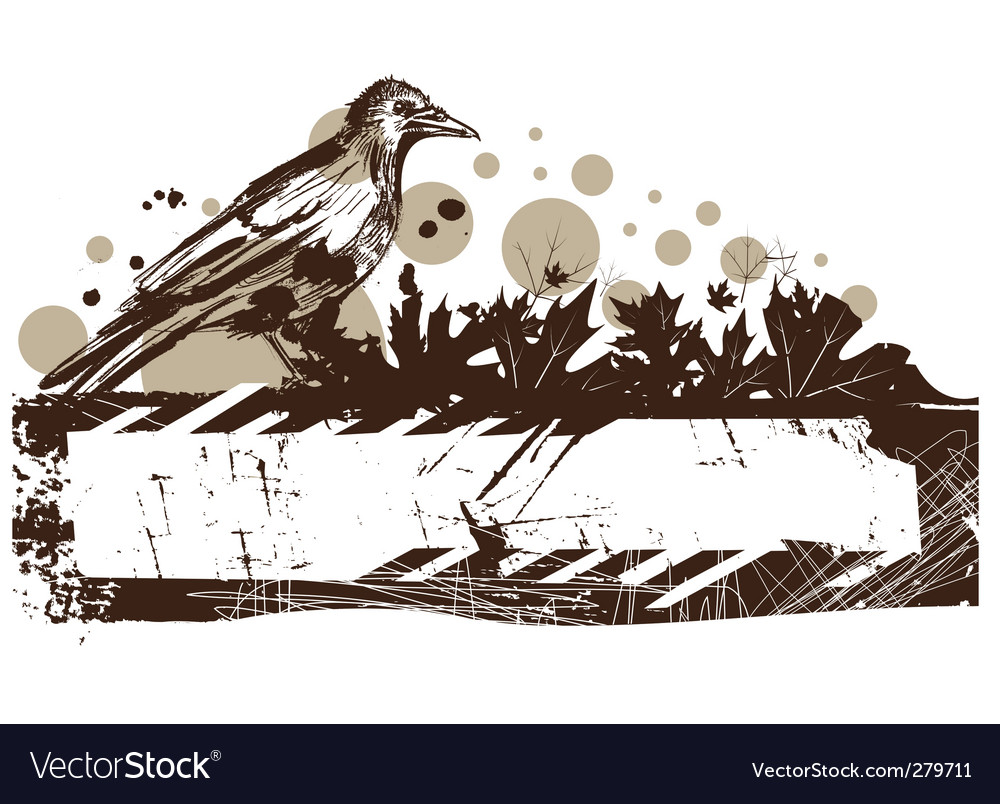Crow Royalty Free Vector Image - VectorStock