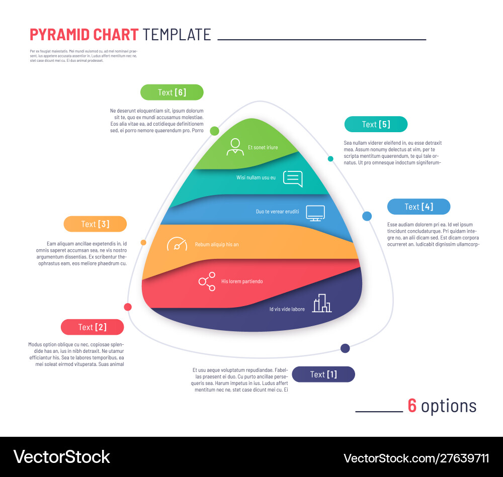 Infographic template in shape of Royalty Free Vector Image