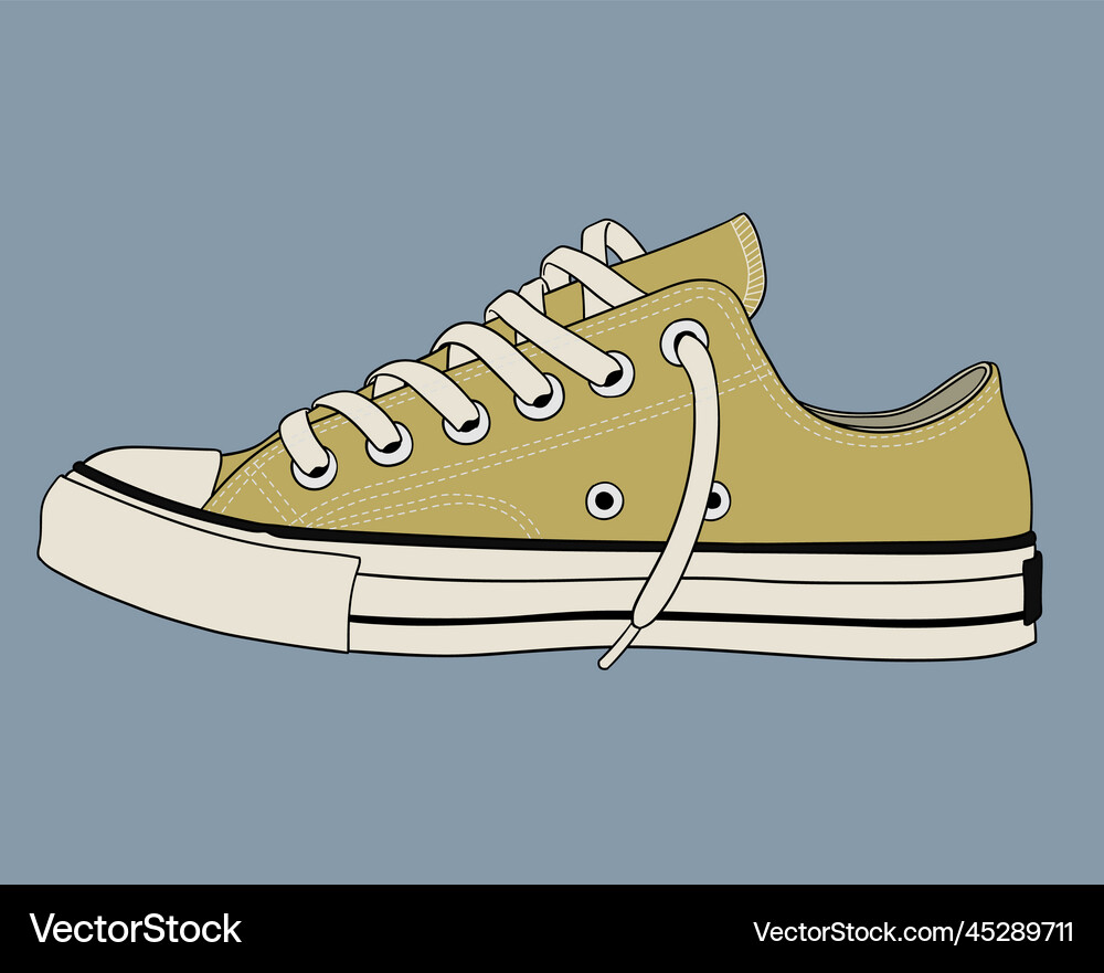 Most famous sneaker shoes Royalty Free Vector Image