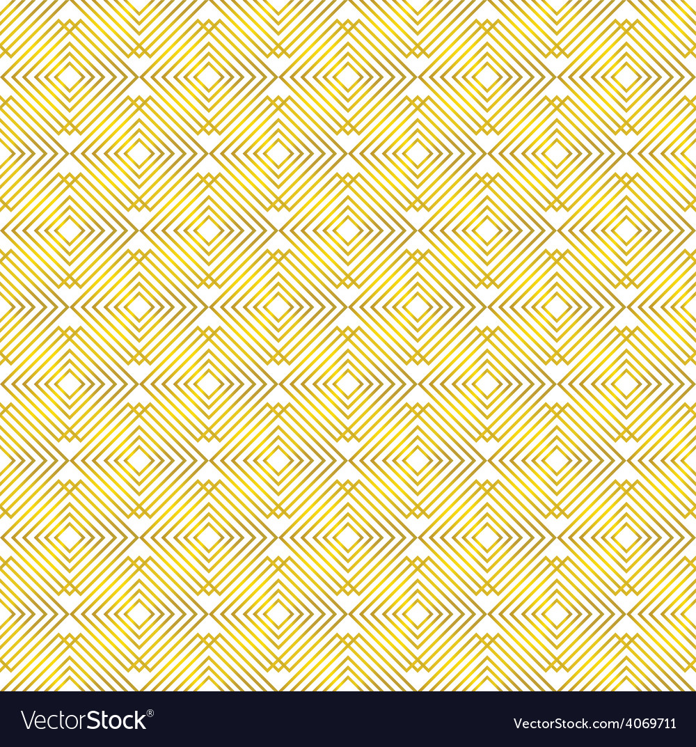 Pattern gold seamless background Royalty Free Vector Image