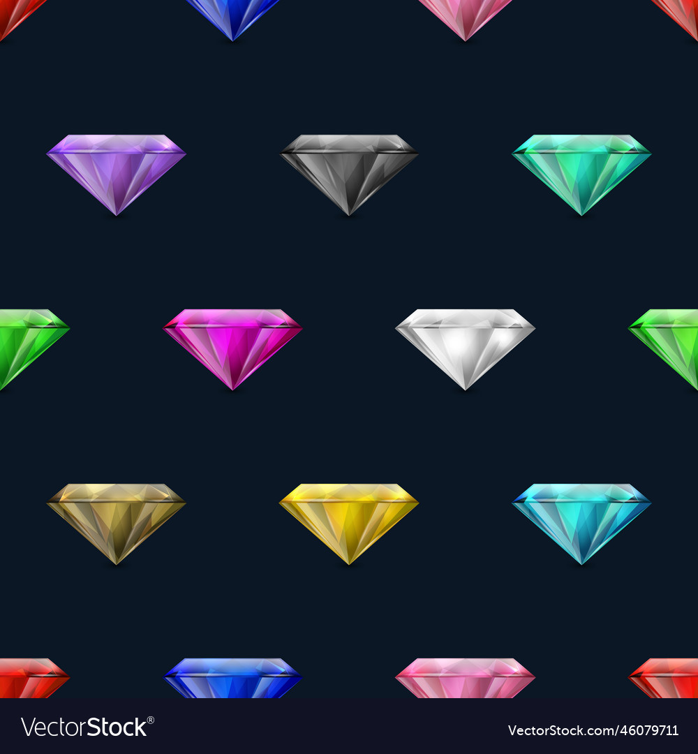 Seamless pattern with multi colored 3d Royalty Free Vector Seamless pattern with multi colored 3d Royalty Free Vector