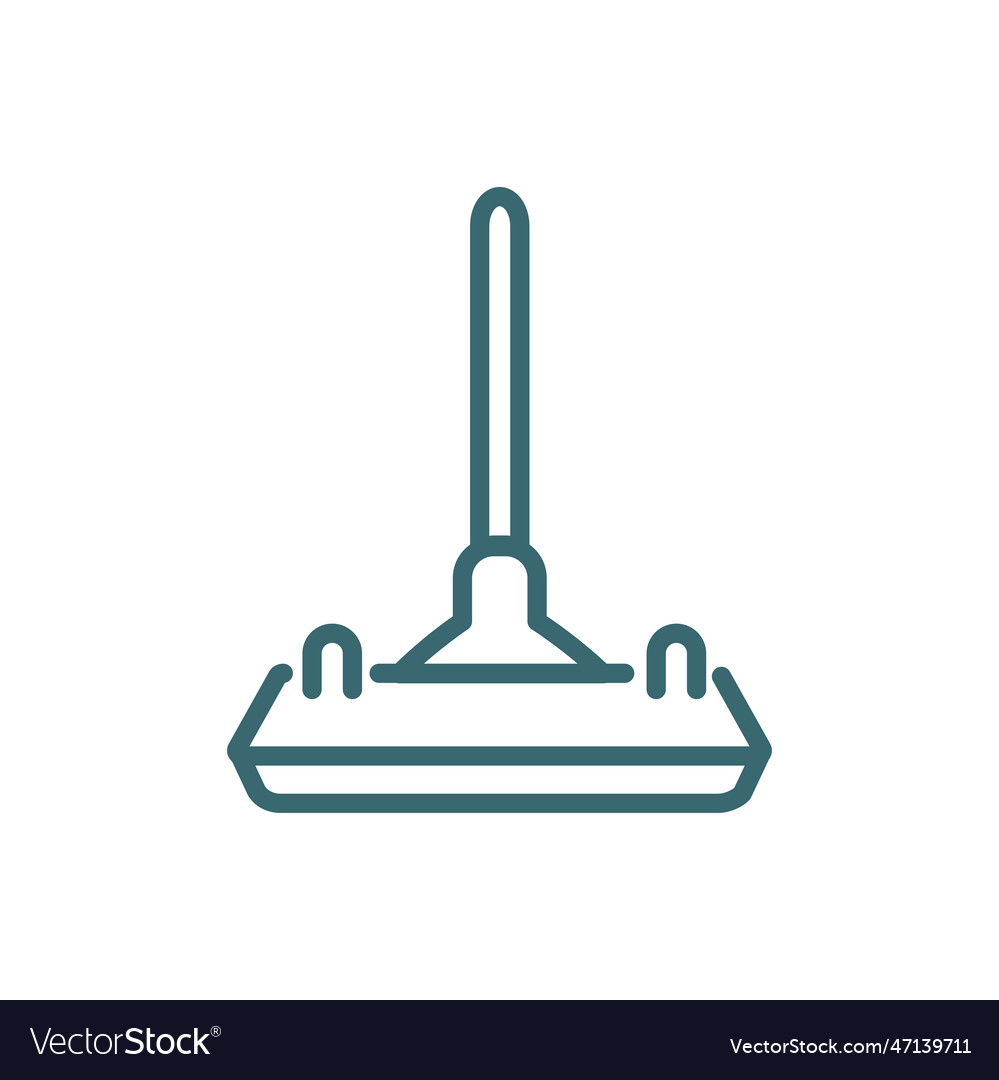 Wiping vacuum tool icon thin line vacuum Vector Image Wiping vacuum tool icon thin line vacuum Vector Image