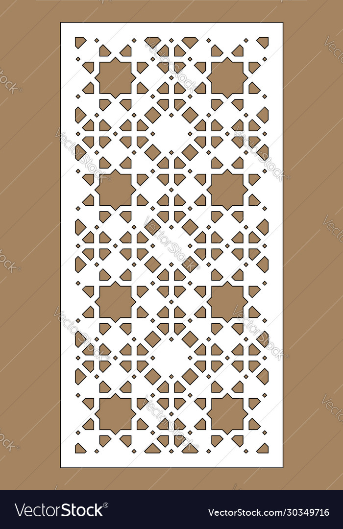 Arabesque panel Royalty Free Vector Image - VectorStock