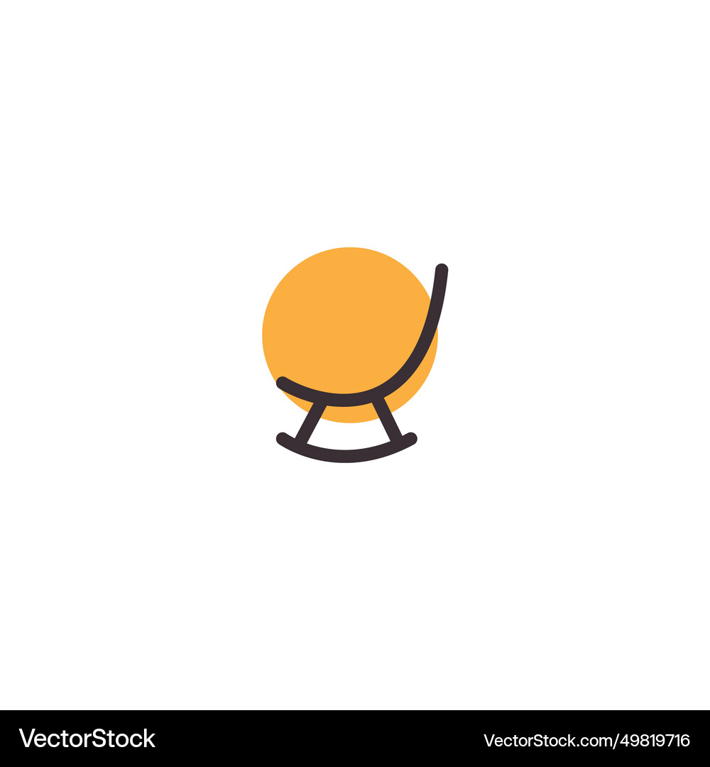 Relax chair icon logo design – Free Vector | VectorStock