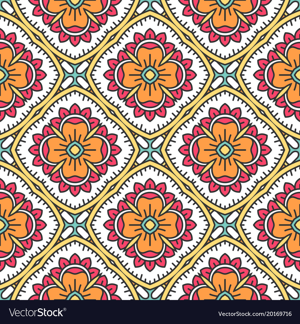 Seamless oriental pattern Royalty Free Vector Image