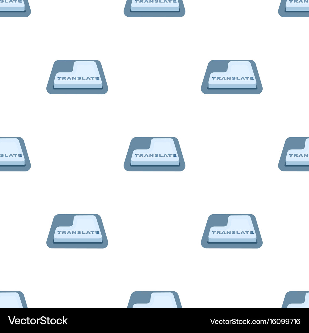 Translate button icon in cartoon style isolated Vector Image