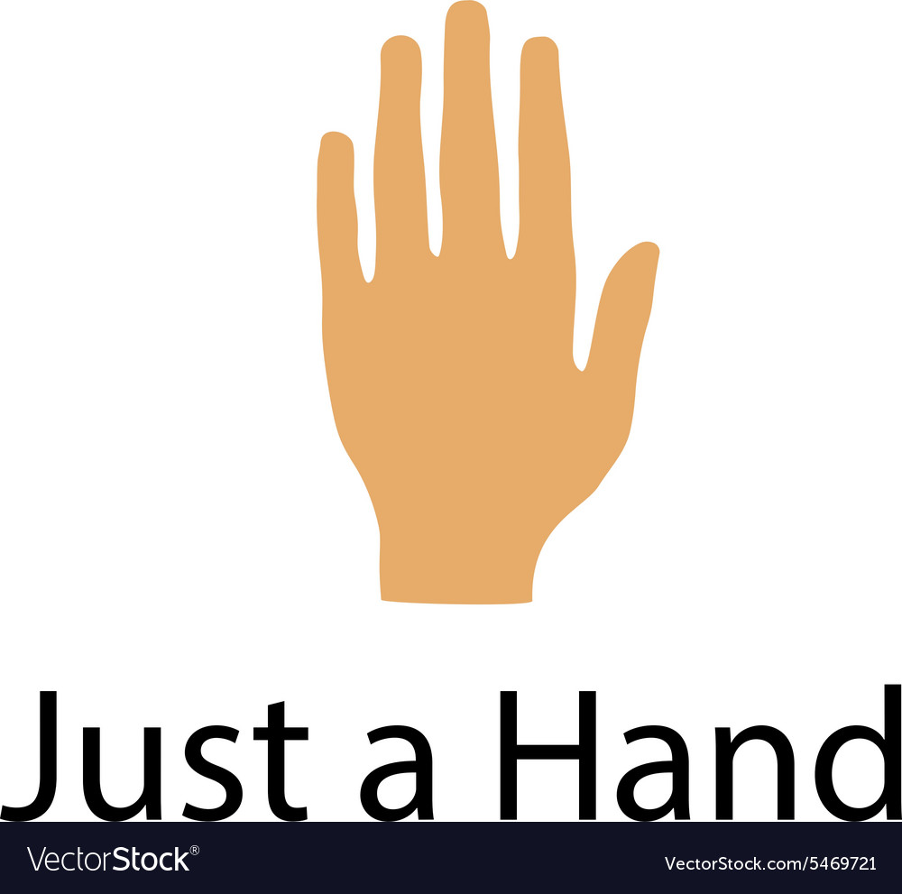 A hand Royalty Free Vector Image - VectorStock