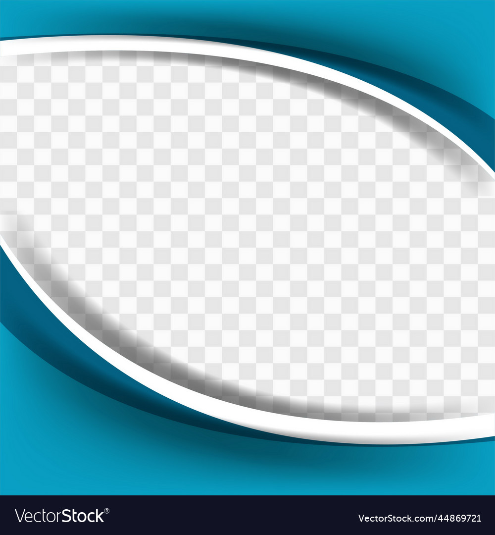 Abstract creative blue wave background Royalty Free Vector