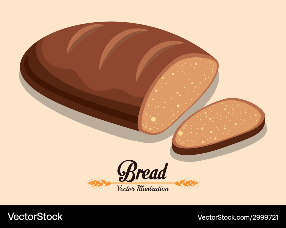 Bakery design over beige background Royalty Free Vector