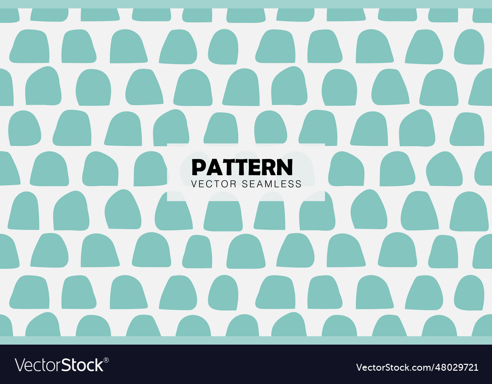 Cute abstract organic blob shape pattern Vector Image