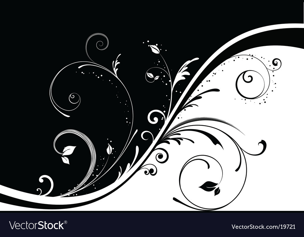 Floral abstract Royalty Free Vector Image - VectorStock