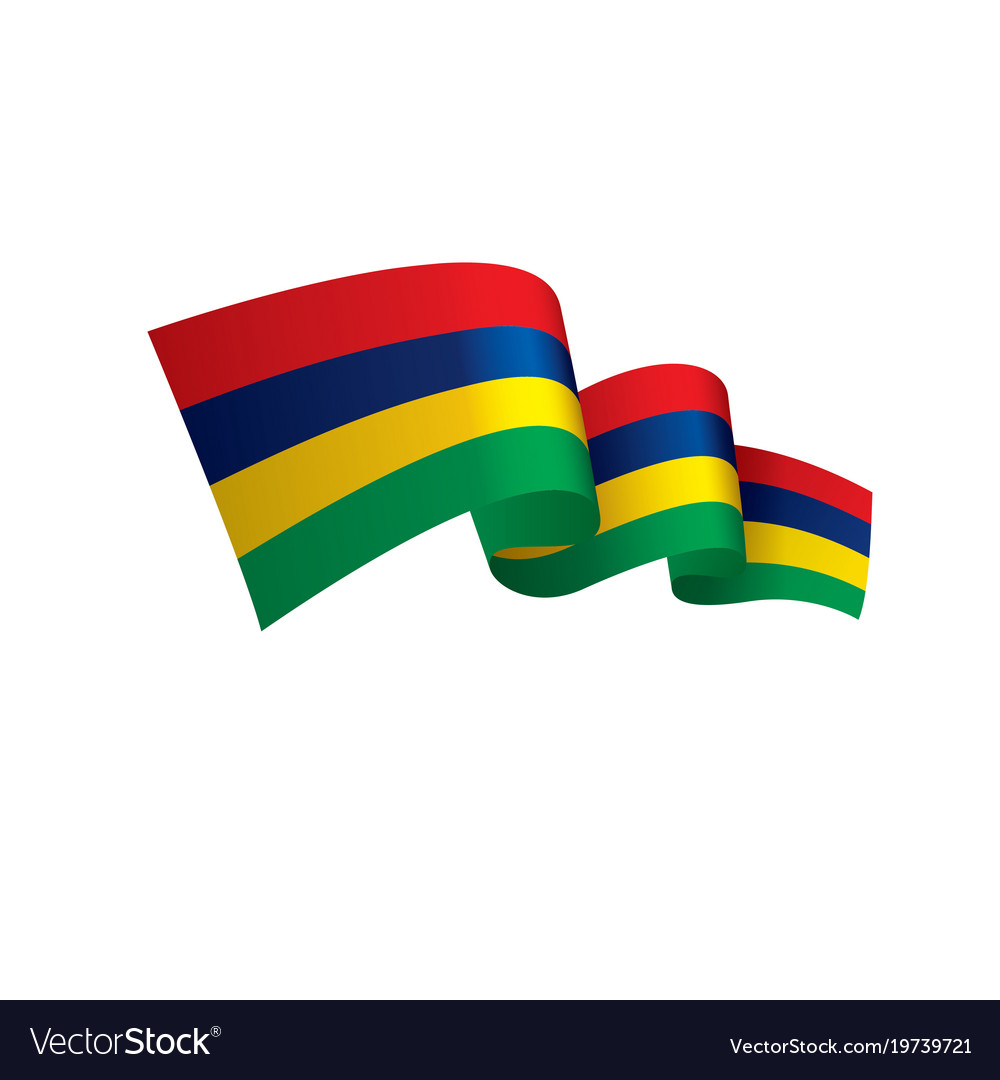Mauritius flag Royalty Free Vector Image - VectorStock