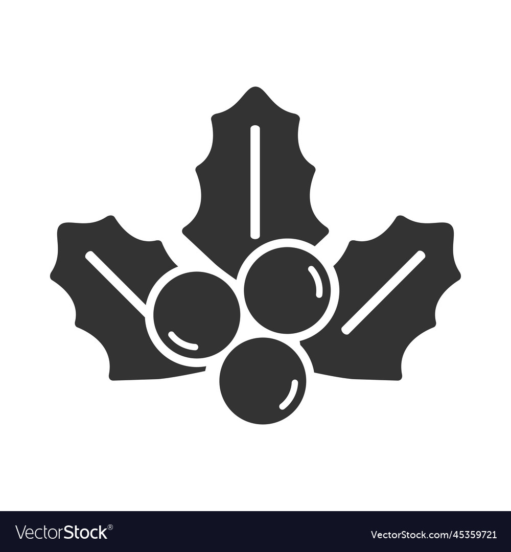 Mistletoe icon Royalty Free Vector Image - VectorStock