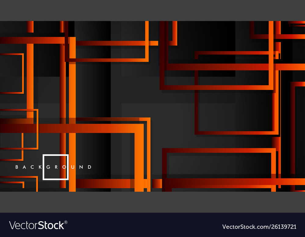 Modern abstract squares backgrounds with a black Vector Image